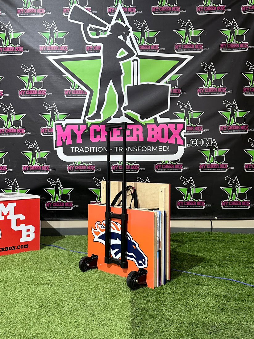 Personalize Your 3 Sides! - 18 Tall Collapsible MCB – My Cheer Box
