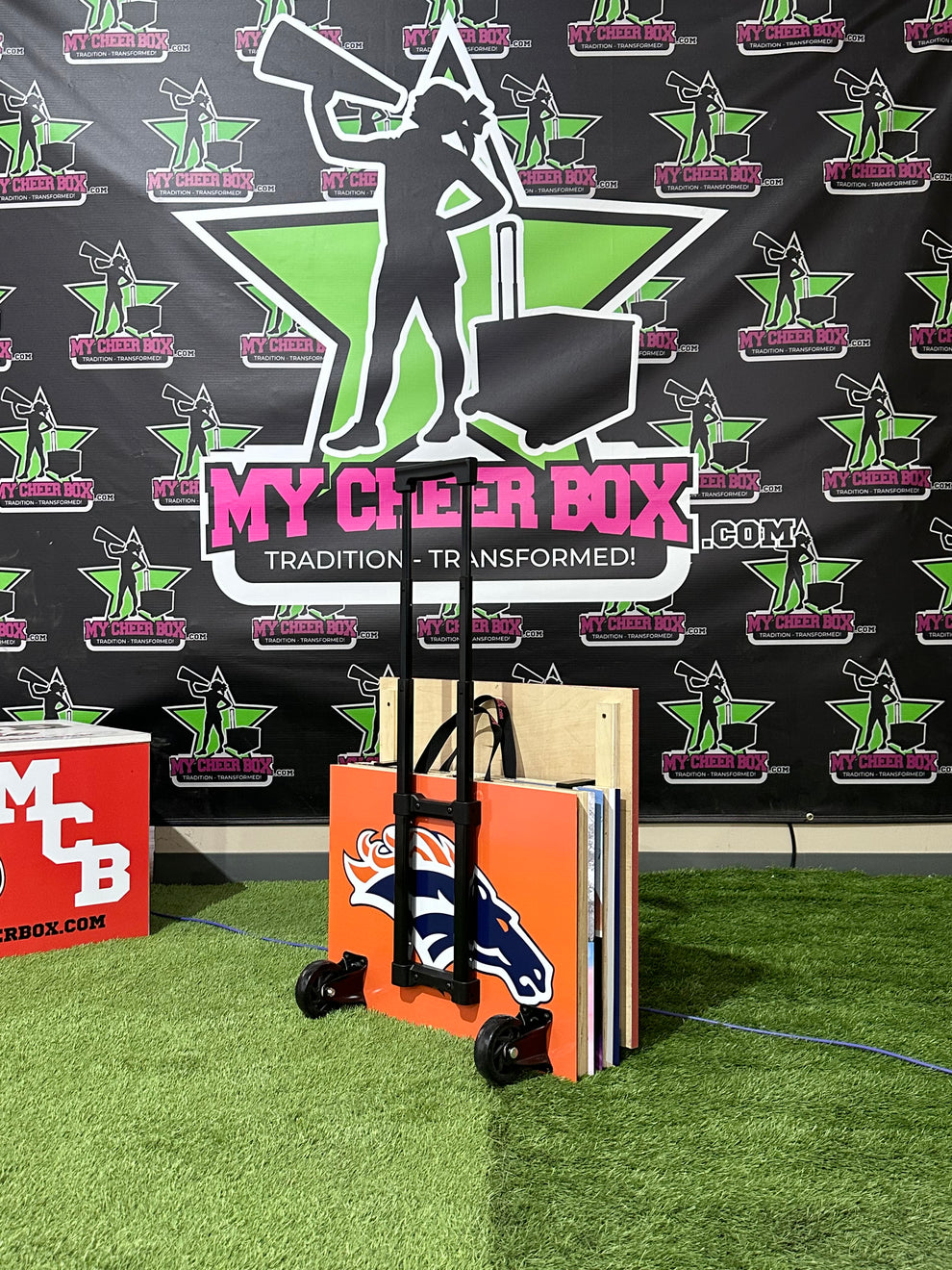 Personalize Your 3 Sides! - 18 Tall Collapsible MCB – My Cheer Box