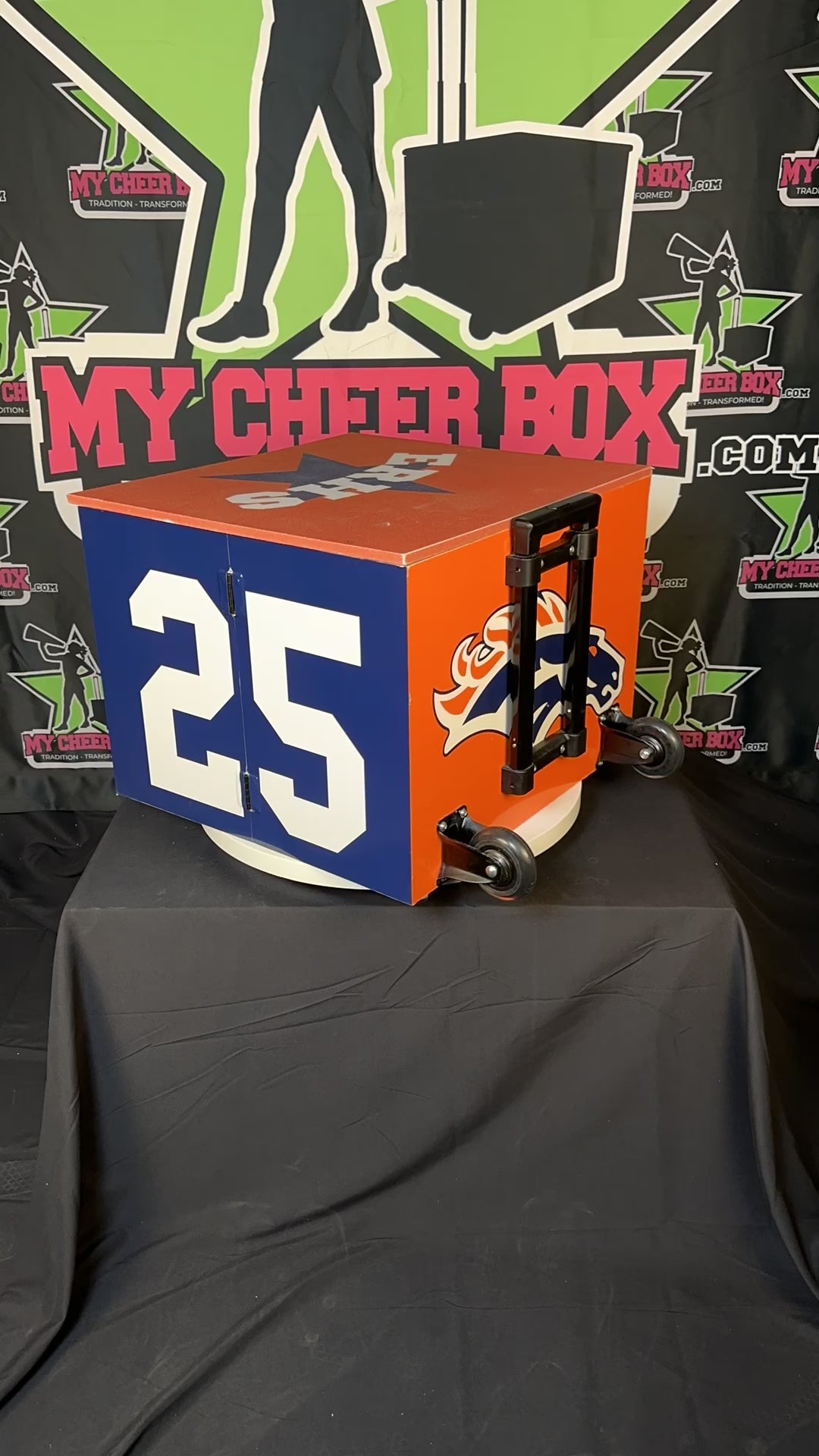 18" Collapsible Cheer Box | One Side Personalized – My Cheer Box